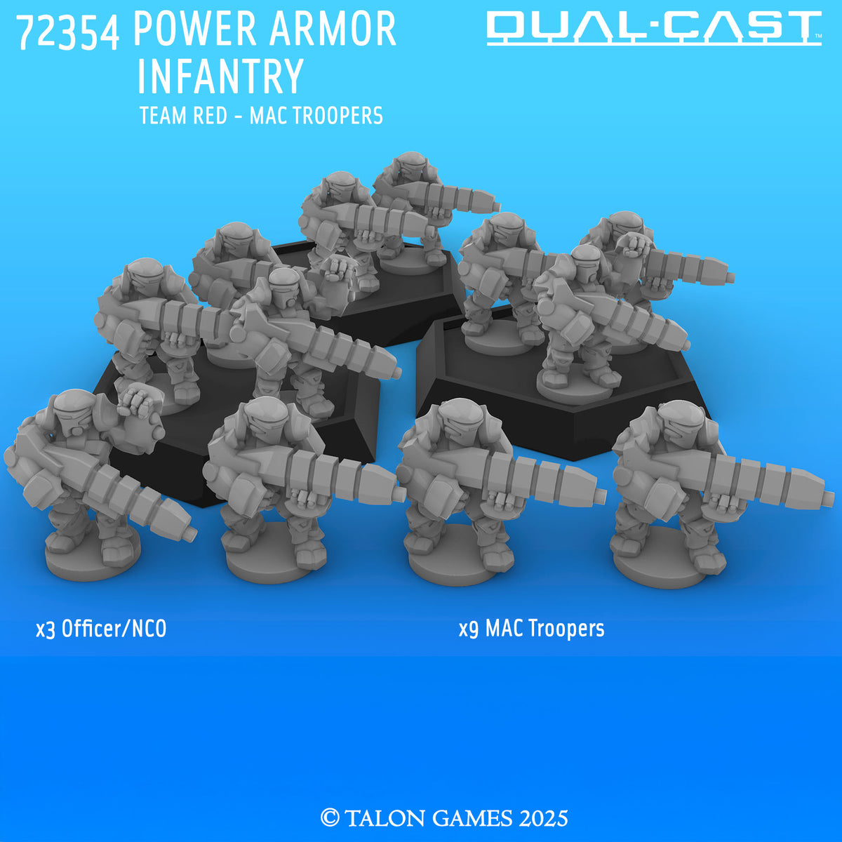 72354 POWER ARMOR INFANTRY - TEAM RED – Talon Games